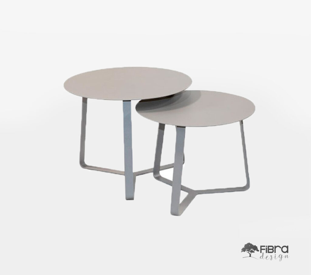 Mesa Lateral em Aluminio Base Trapezio 40Ø e 60Ø - Fibra Design